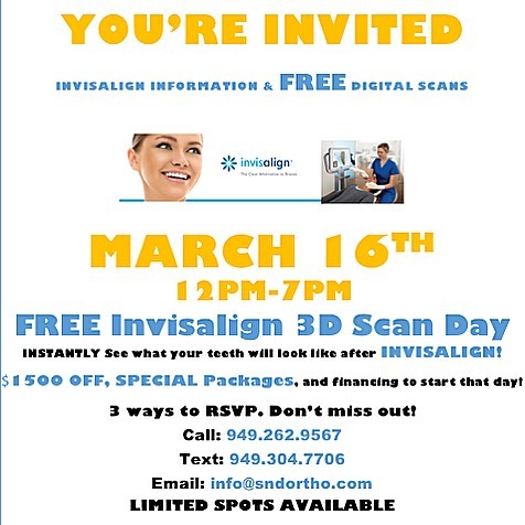 Free Invisalign 3D Scan Day - Sons & Daughters Orthodontics
